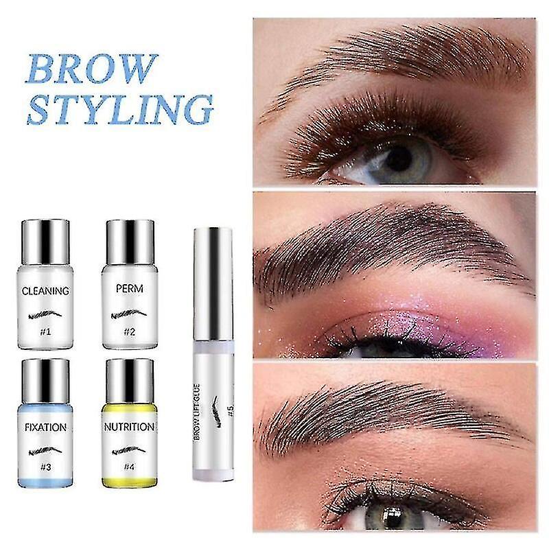 Eyebrow Lamination Kit Semi permanent Brow Lift Kit Styling Perming ...