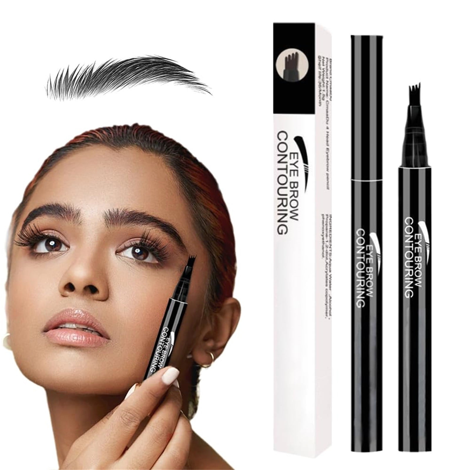 Eyebrow Lamination Eyebrow Tint Peel Off 4 Head Split Long Lasting