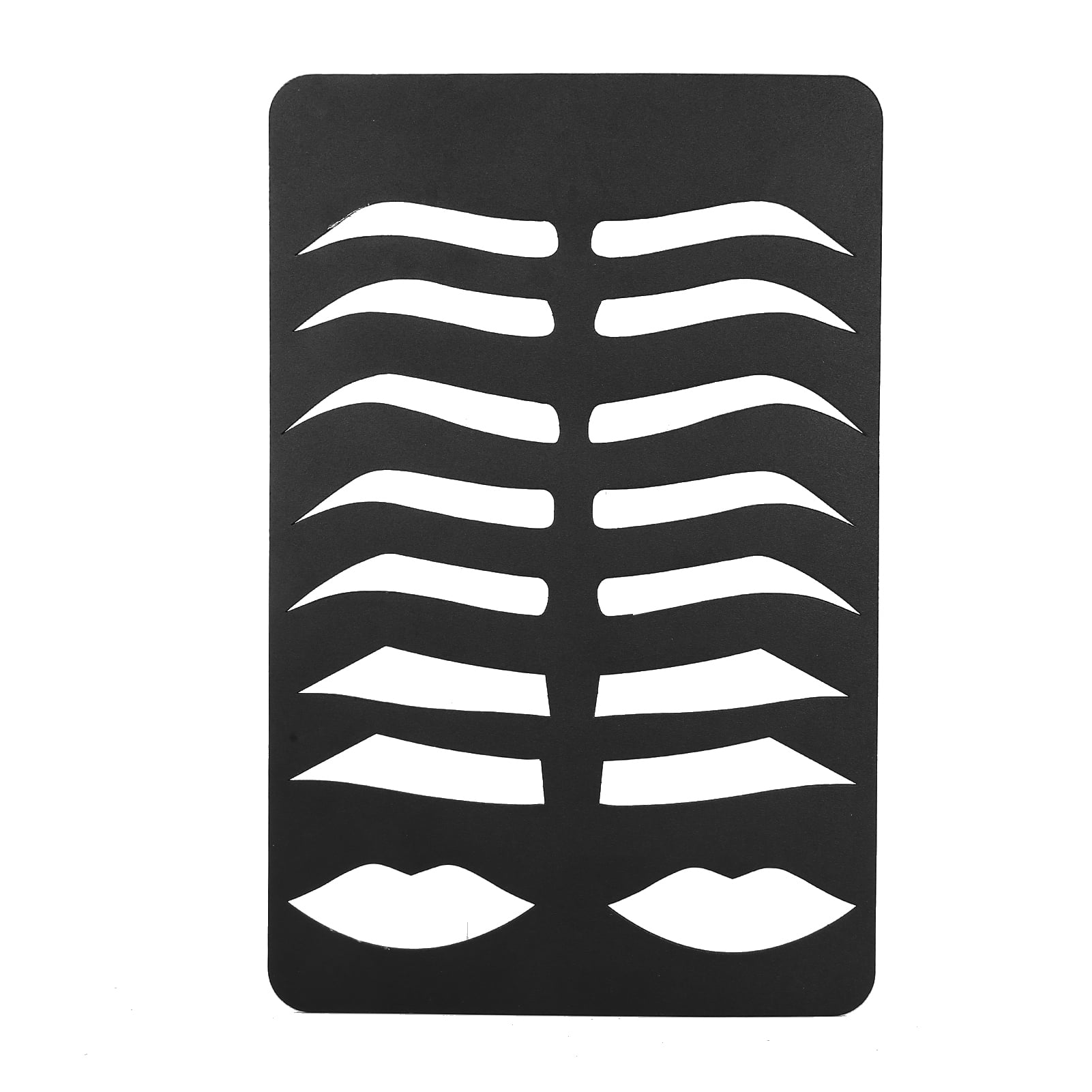 Eyebrow Lip Shape Stencils Template Fashionable Eye Brow Shape Kit ...