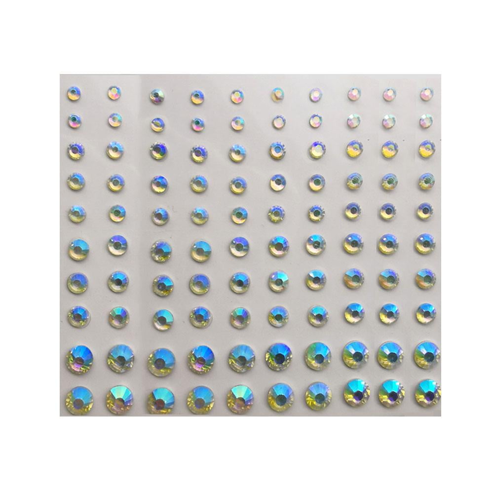 Eyebrow Makeup Face lti-size Pearl Eyebrow Face Drill Rhinestone Dect ...