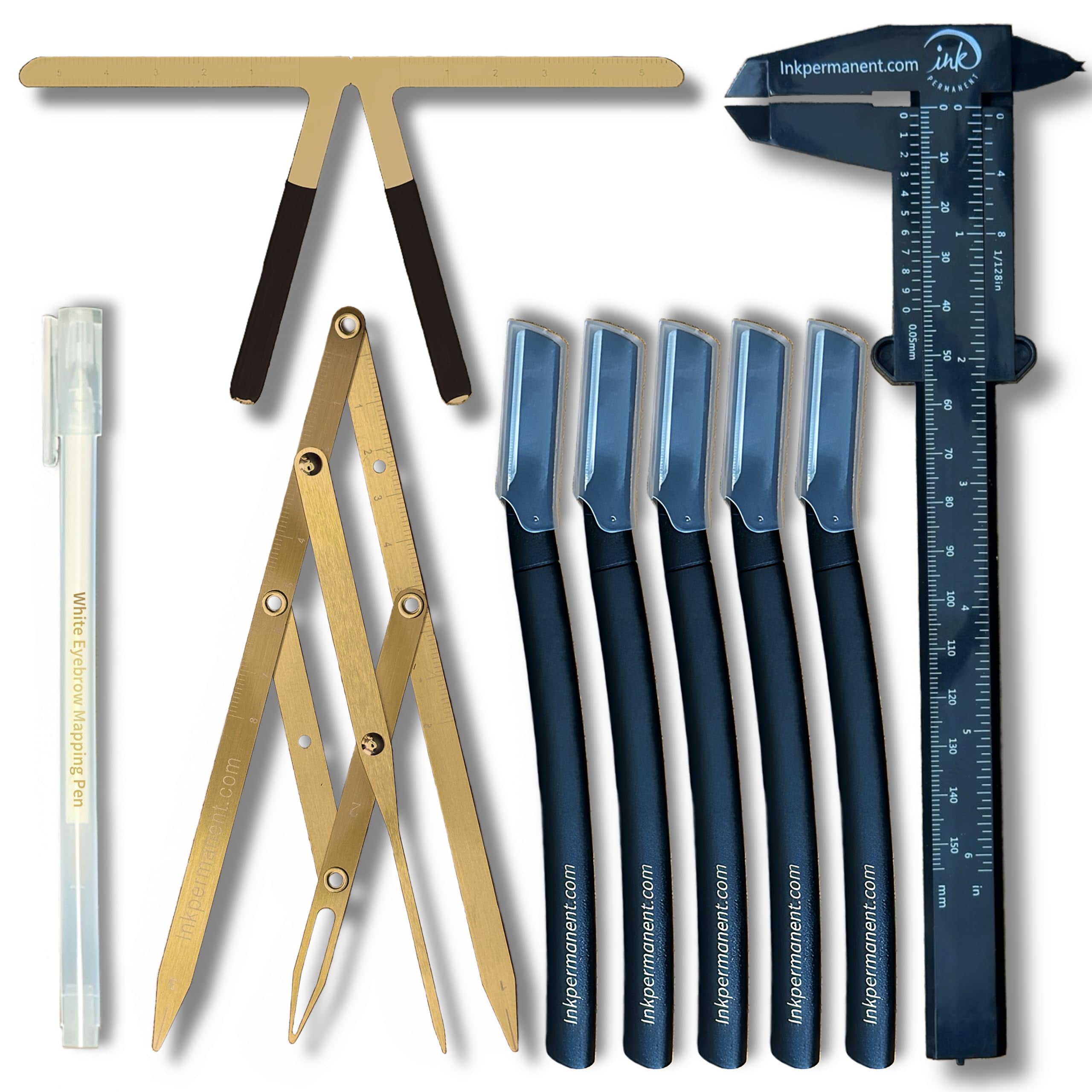 Eyebrow Mapping Kit for DHF10 Microblading, Eyebrow Shaping Tool ...