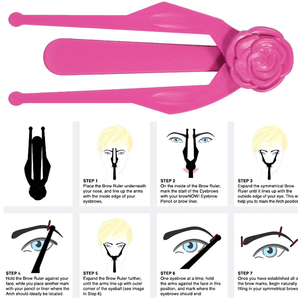 Eyebrow Measuring Tool Tattoo Ruler, Permanent Makeup Symmetrical ...
