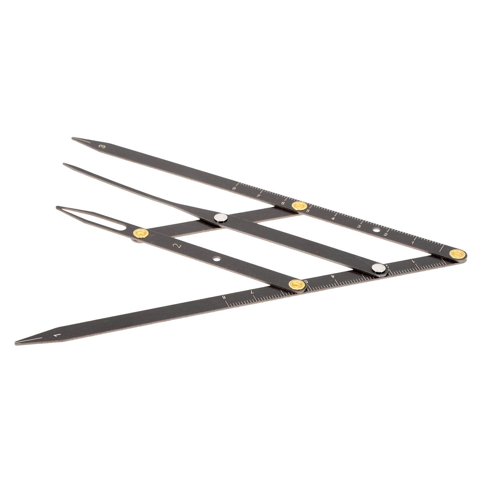OFFIGAM Stainless Steel Eyebrow Ruler For Guidance 1Set 9.8x2x0.2in ...