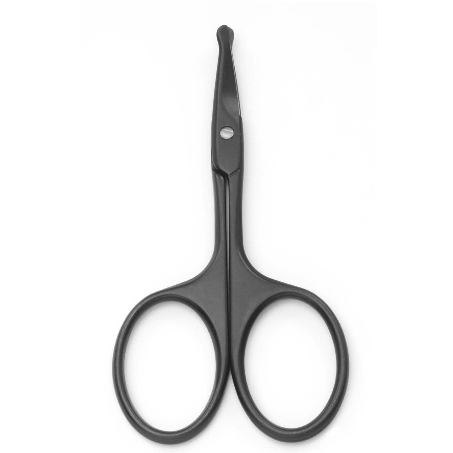 Eyebrow and Nose Hair Safety Curved Scissors, 3.7 Inch Stainless Steel ...