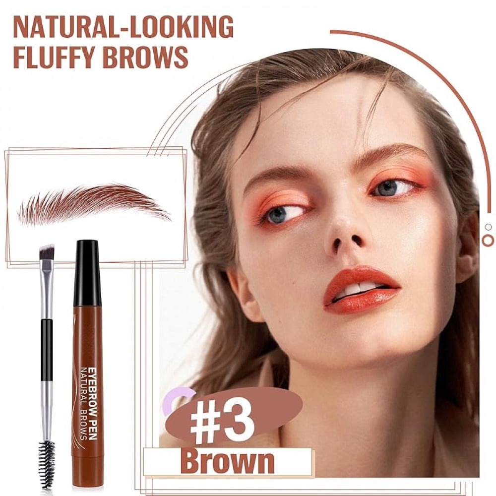 Eyebrow Pen, 2025 New 3D Waterproof Microblading Eyebrow Pencil ...