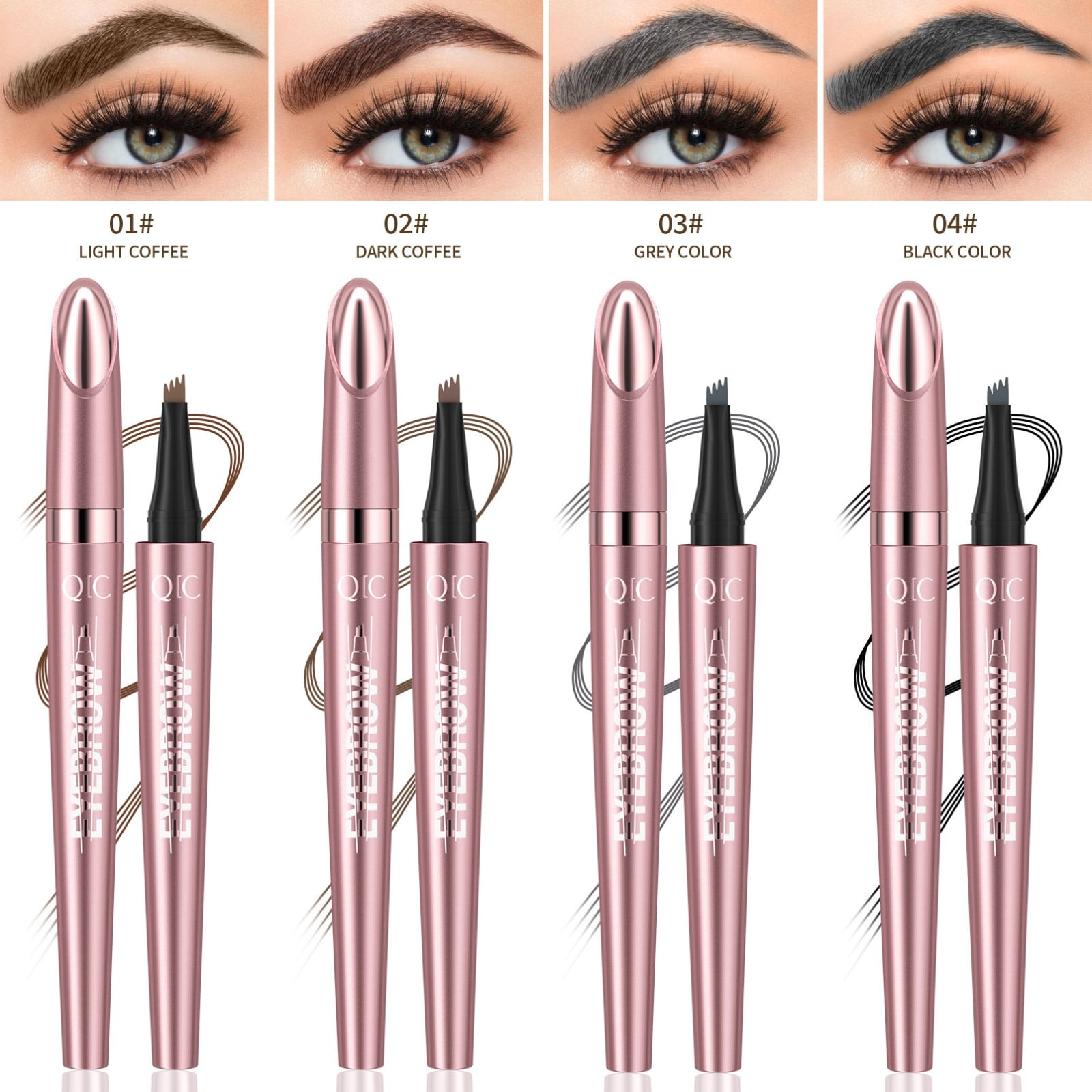 Eyebrow Pencil Eyebrow Microblading Pen, Eyebrow Pencil with 4 Point ...