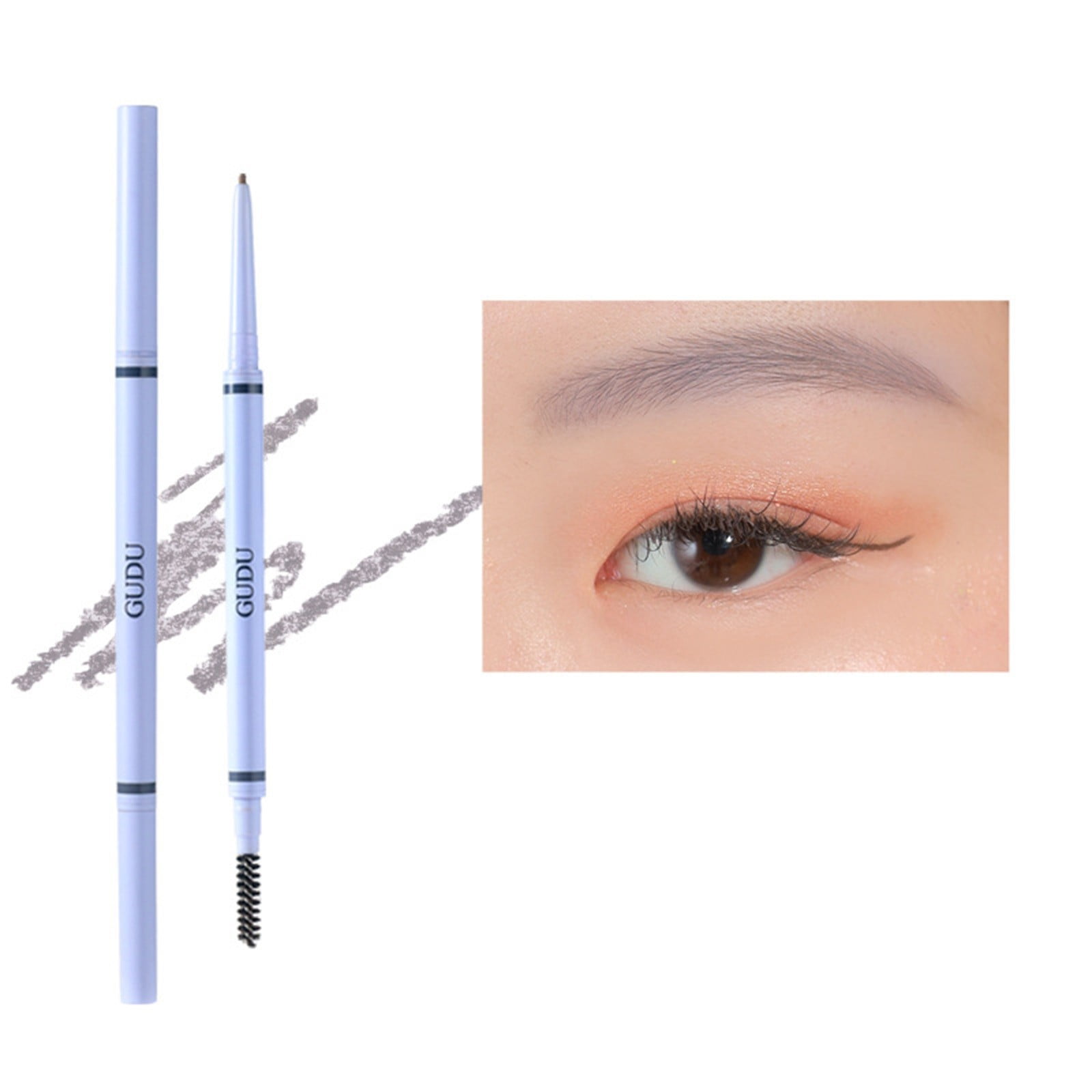 Eyebrow Pencil With Spoolie Brush, Waterproofs, Longwearing, Angled Tip ...