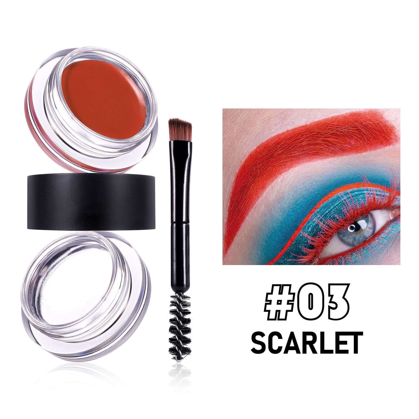 Eyebrow Pomade 8 Colors Matte Smooth Full-pigmented Brow Pomade Long ...