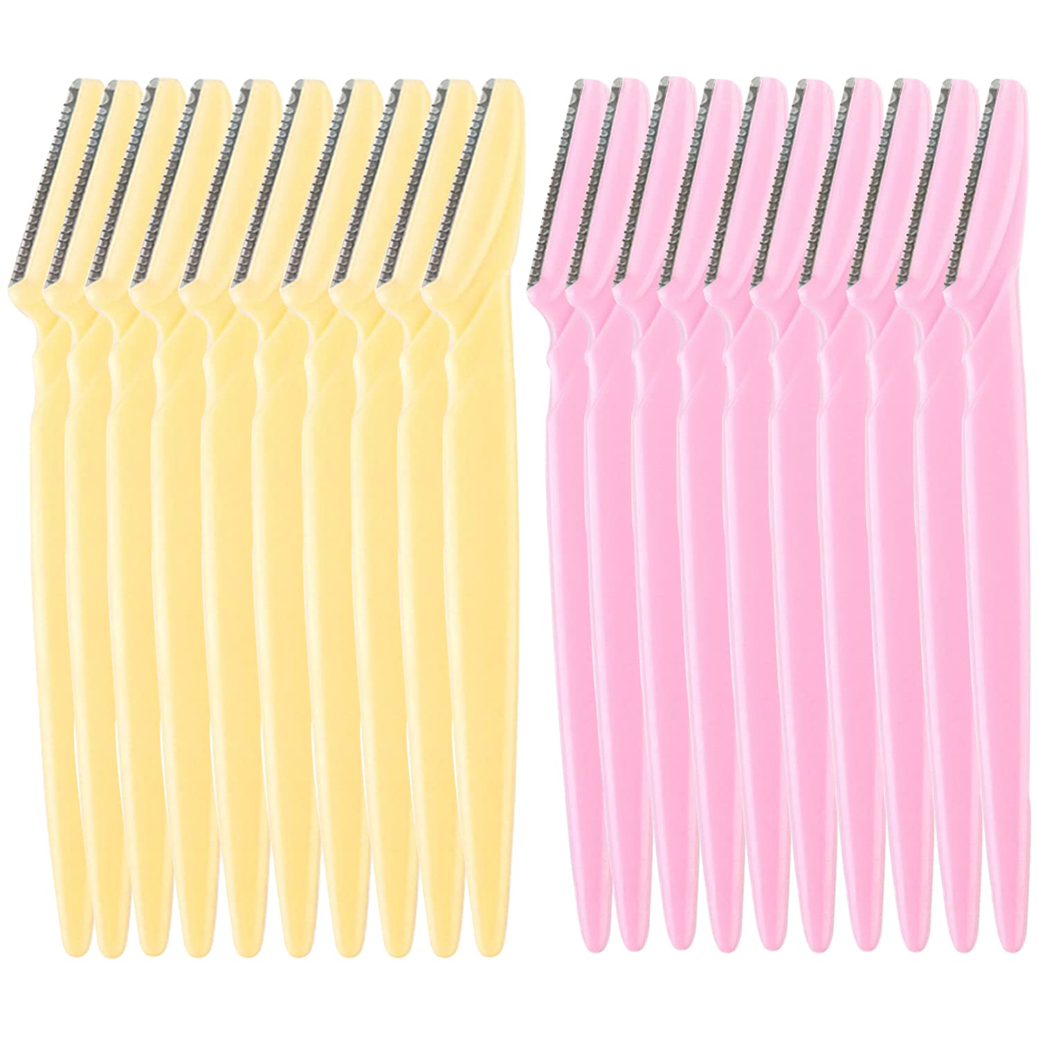 Eyebrow Razor, 20 Pcs Eyebrow Razors Multipurpose Exfoliating ...