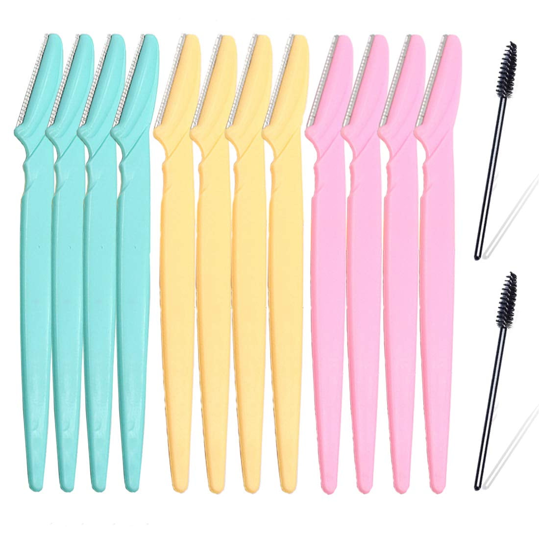 Eyebrow Razor Brushes Multipurpose Exfoliating Dermaplaning Tool Razor ...