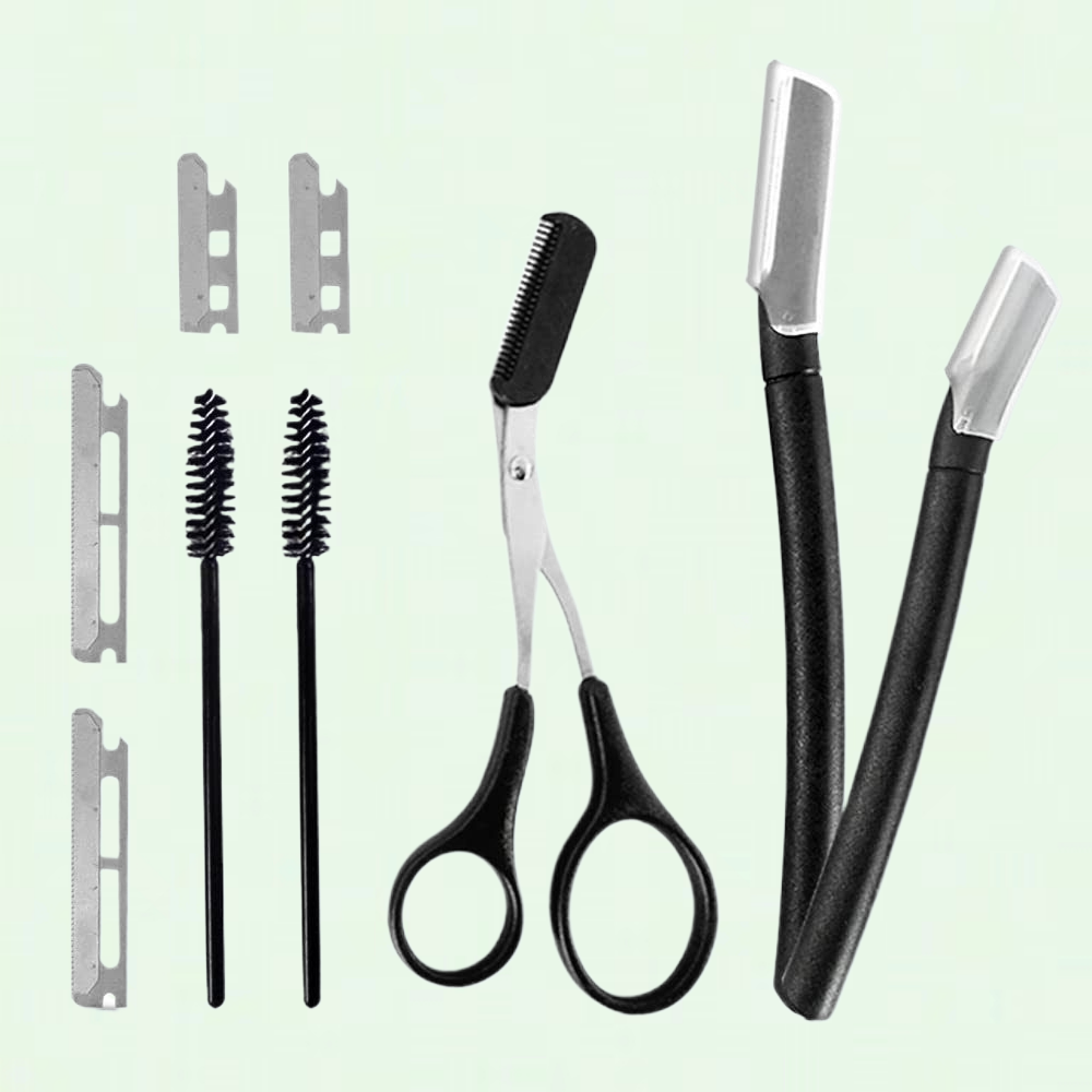 Eyebrow Razor Eye Kit - 5 in 1 Eyebrow Grooming Set for Women ...