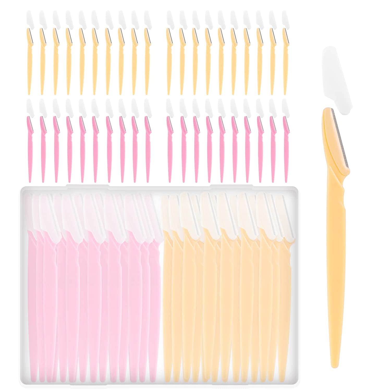 Eyebrow Razor for Women, 40Pcs Eyebrow Shaper Eyebrow Trimming Razor ...