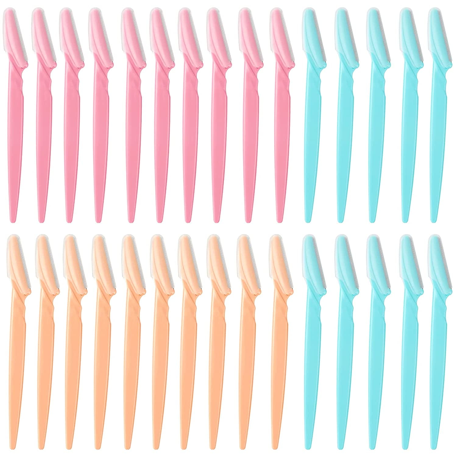 Eyebrow Razor for Women and Men, 30 Pcs Facial Shaver with Precision ...