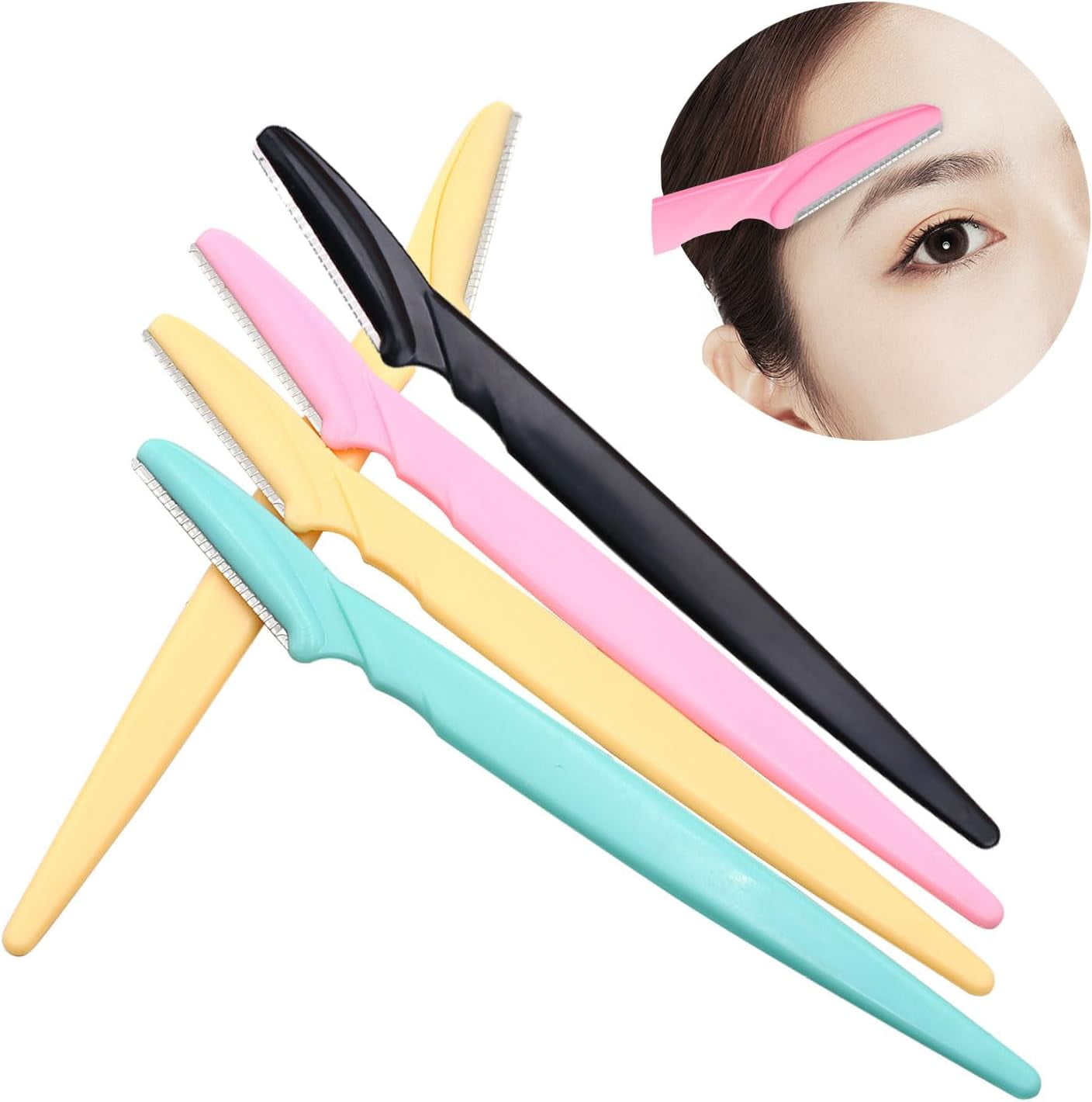 Eyebrow Razors 40Pack Women Eyebrow Trimmers Razor Facial Shaver Face ...