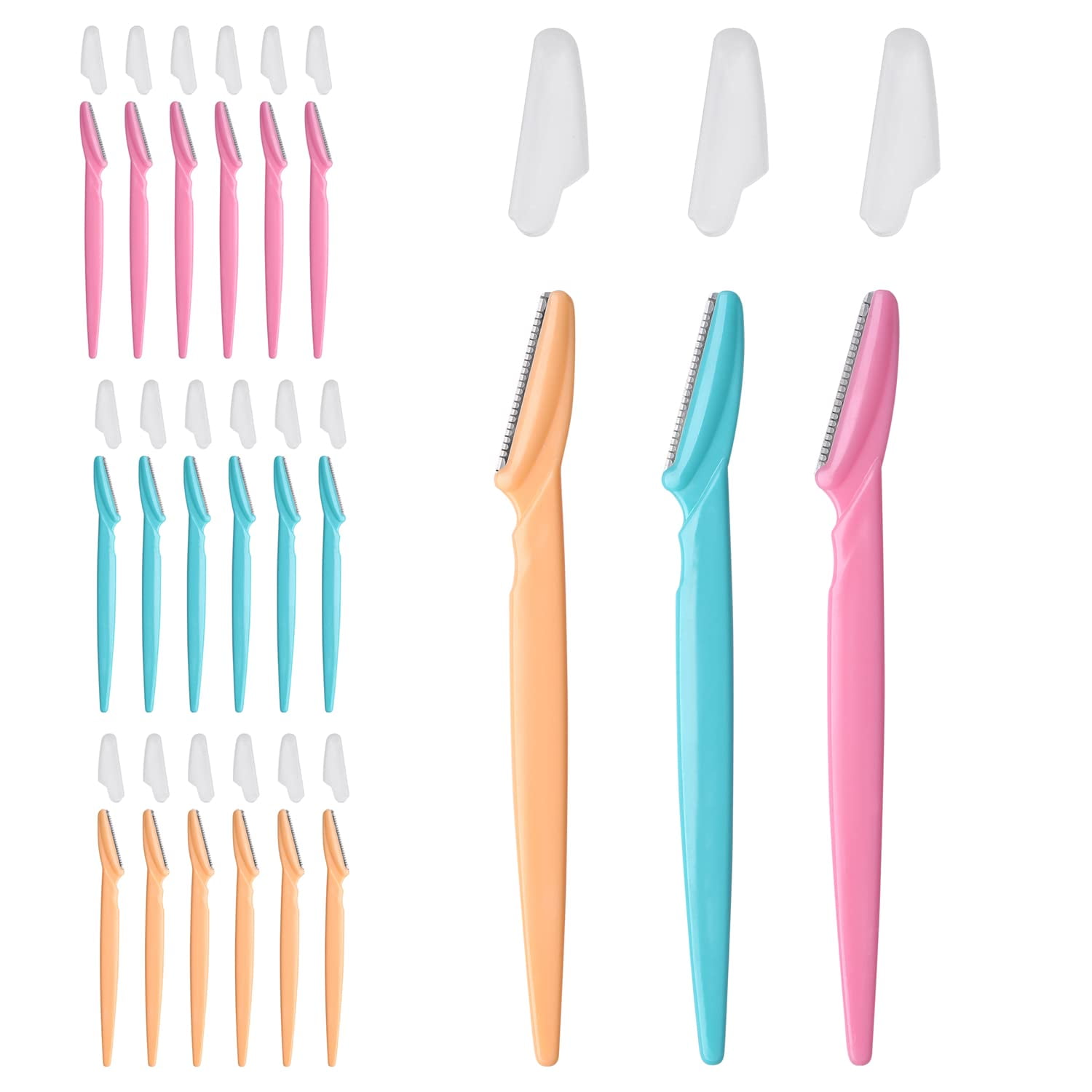 Eyebrow Razors Shaper 18Pcs Safety Facial Hair Remover Face Shaver ...