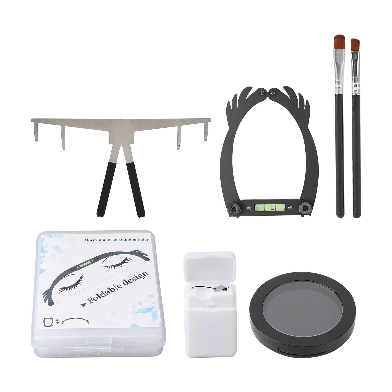 Eyebrow Ruler Mapping Kit Semi Permanent Stainless Steel Eyebrow ...
