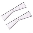 Eyebrow Ruler Sticker Eyebrow TSF6 Easy Mapping Shaping Sticker Stencil ...