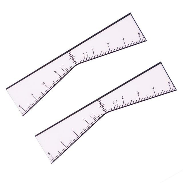 Eyebrow Ruler Sticker Eyebrow TSF6 Easy Mapping Shaping Sticker Stencil ...