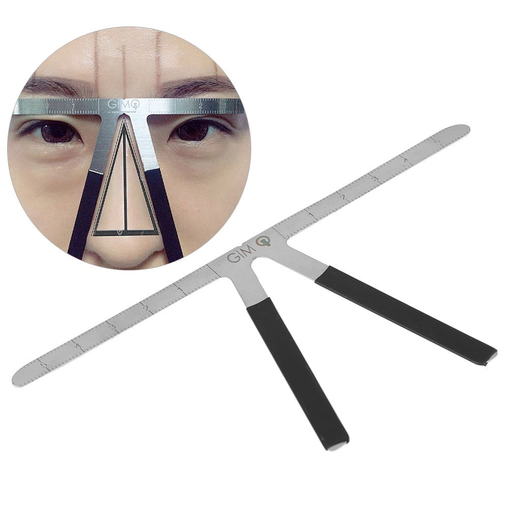 Eyebrow Ruler Three Point Positioning Permanent Ruler Adhesive Eyebrow ...