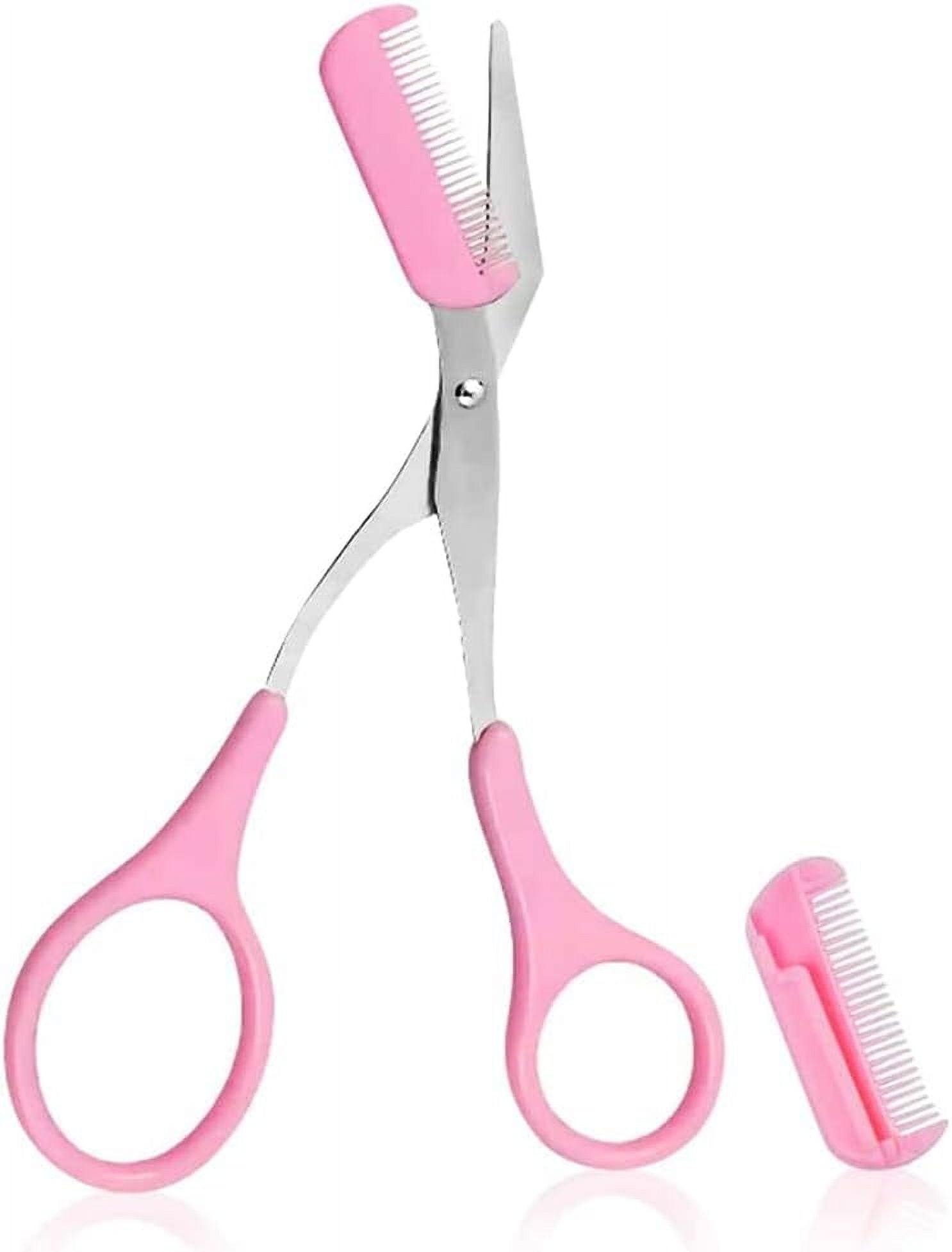 Eyebrow Scissors with Comb, Professional Precision Trimmer Eyebrow ...
