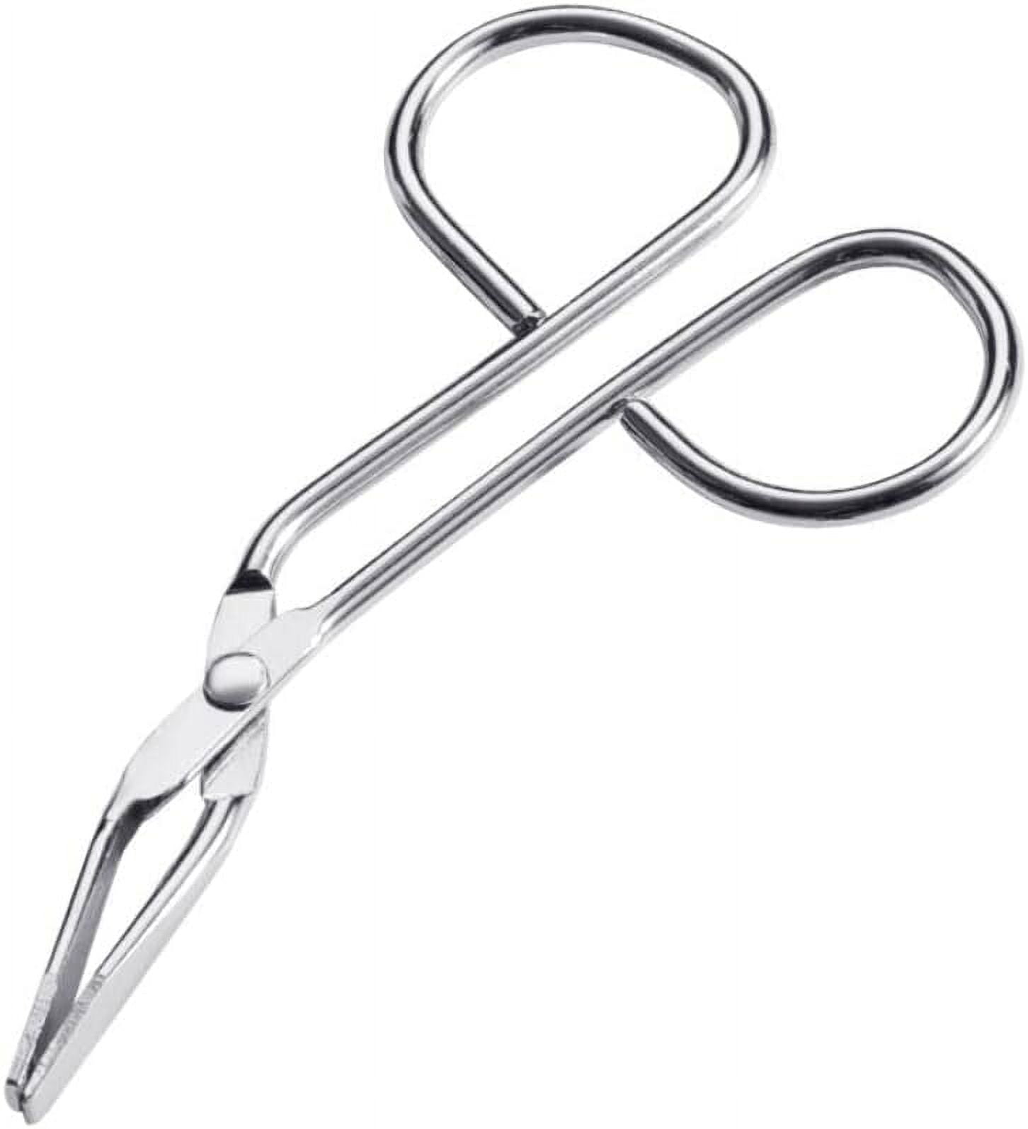 Eyebrow Scissors, Stainless Steel Slant Tip Tweezers Clip for Eyebrow ...