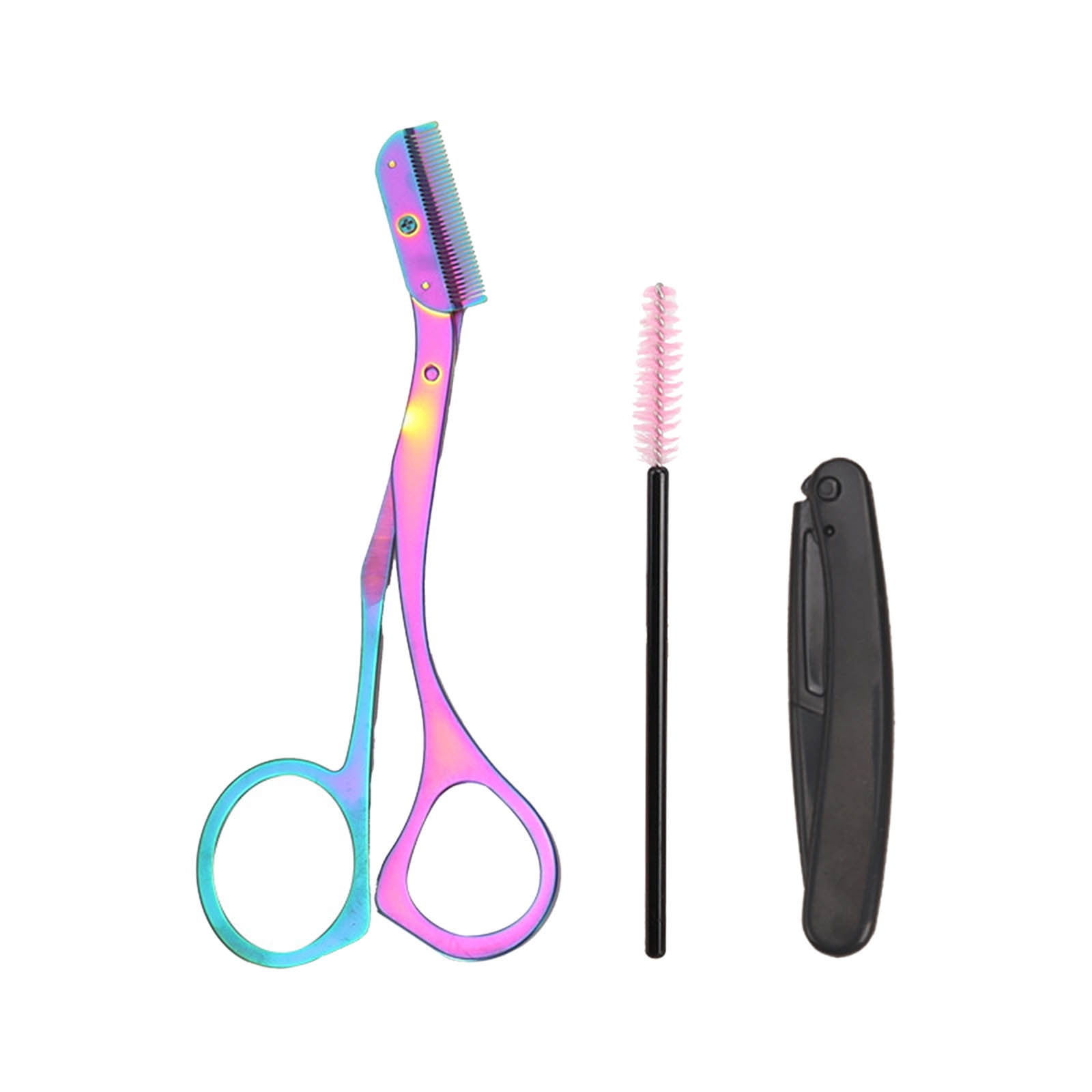 Eyebrow Scissors with Comb 2025 Precision Grooming Tool for Facial Hair ...