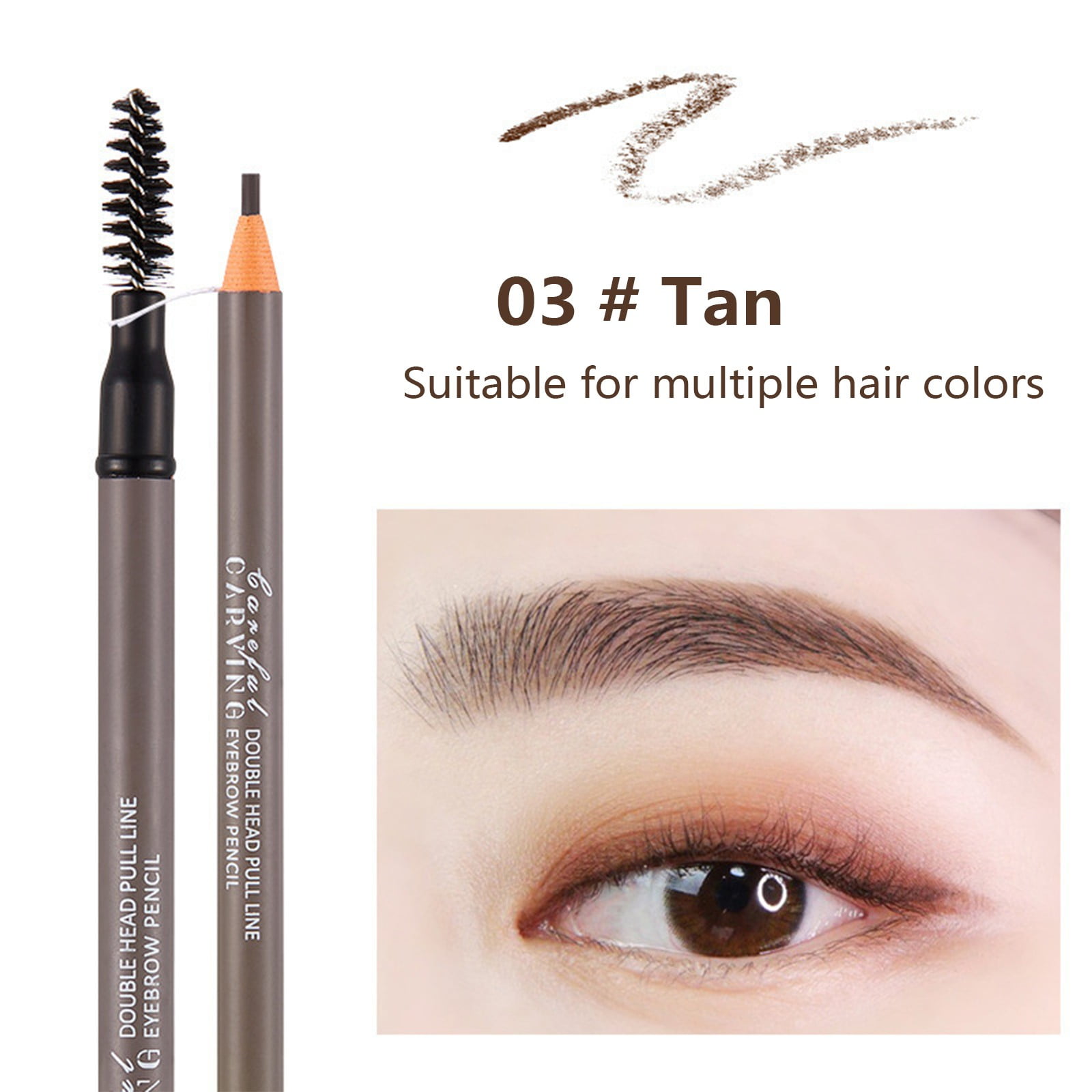 Eyebrow Set Men Glow Forever Eyebrow Gel Peel off Small Eyebrow Wax ...