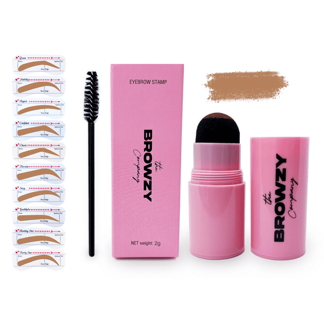 Eyebrow Stamp | Brow Kit with Stencil | Brow Pomade | Blonde Eyebrow ...