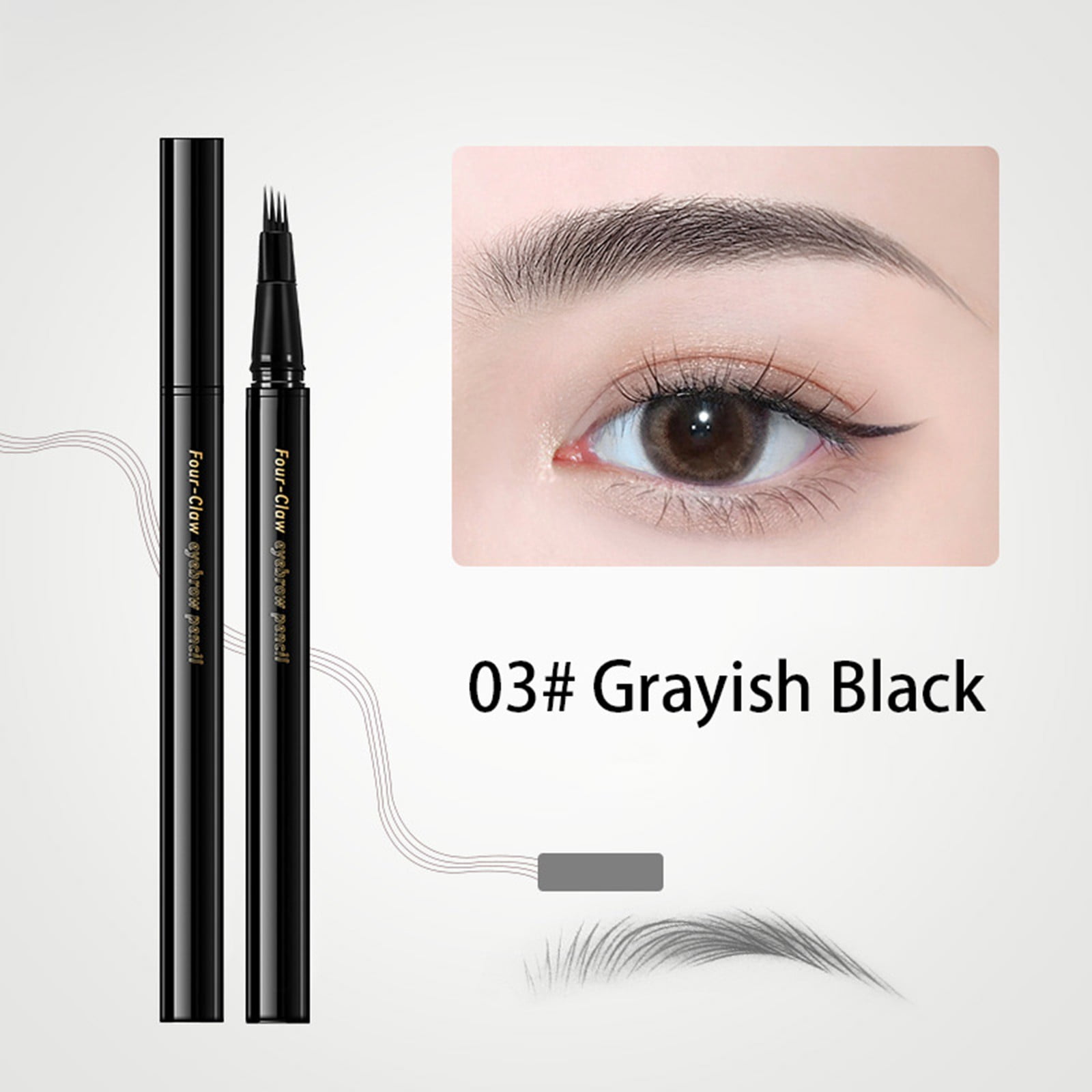 Eyebrow Stamper in Eyebrow Brush And Brow Pencil Long Lasting Eyebrow ...