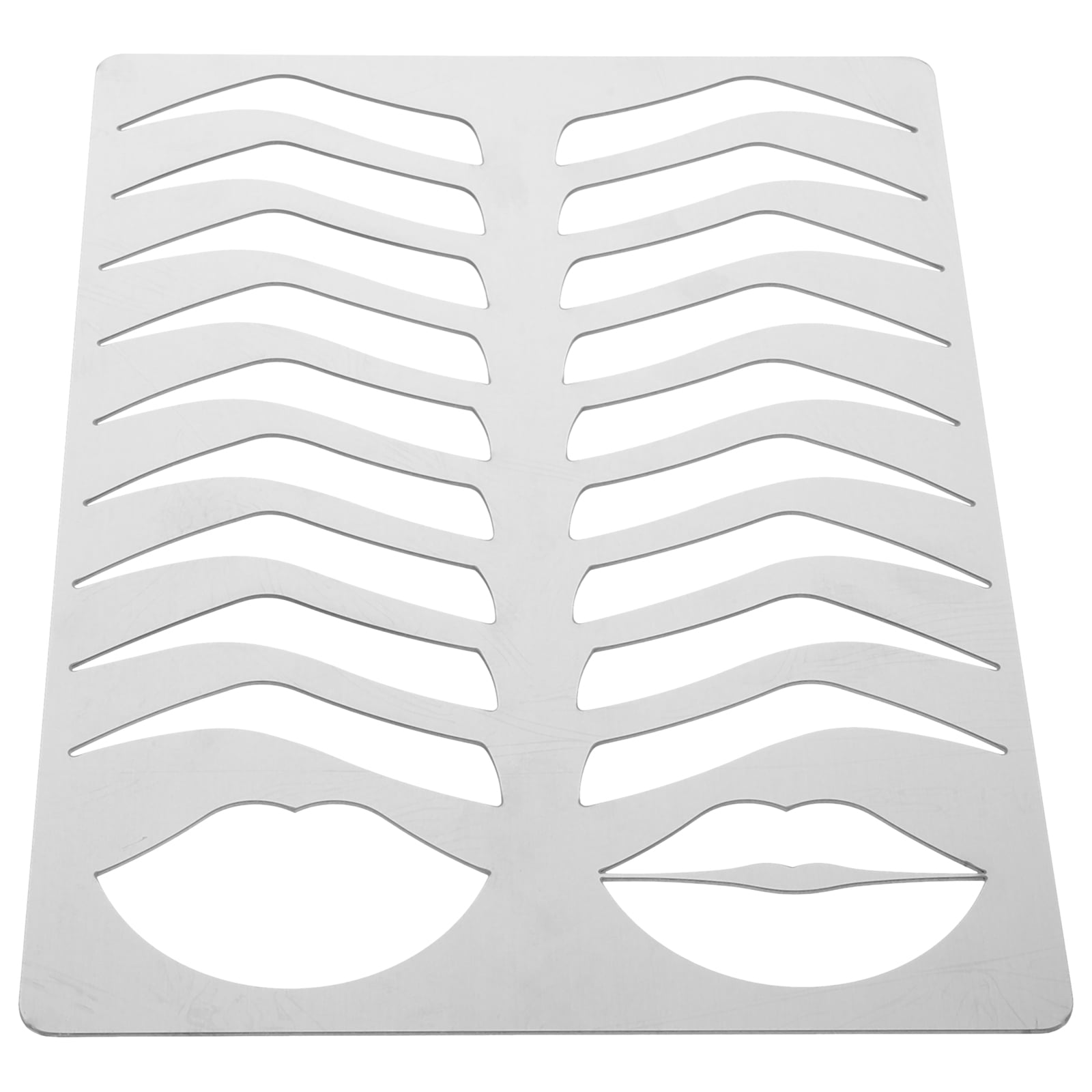 Eyebrow Stencil Stainless Steel Eyebrow Shaping Stencil Practice ...