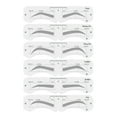 Eyebrow Stencil With Strap 6 Styles Arched Eyebrow Stencil Eyebrow ...