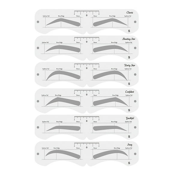 Eyebrow Stencils in Tweezers & Eyebrow Tools - Walmart.com