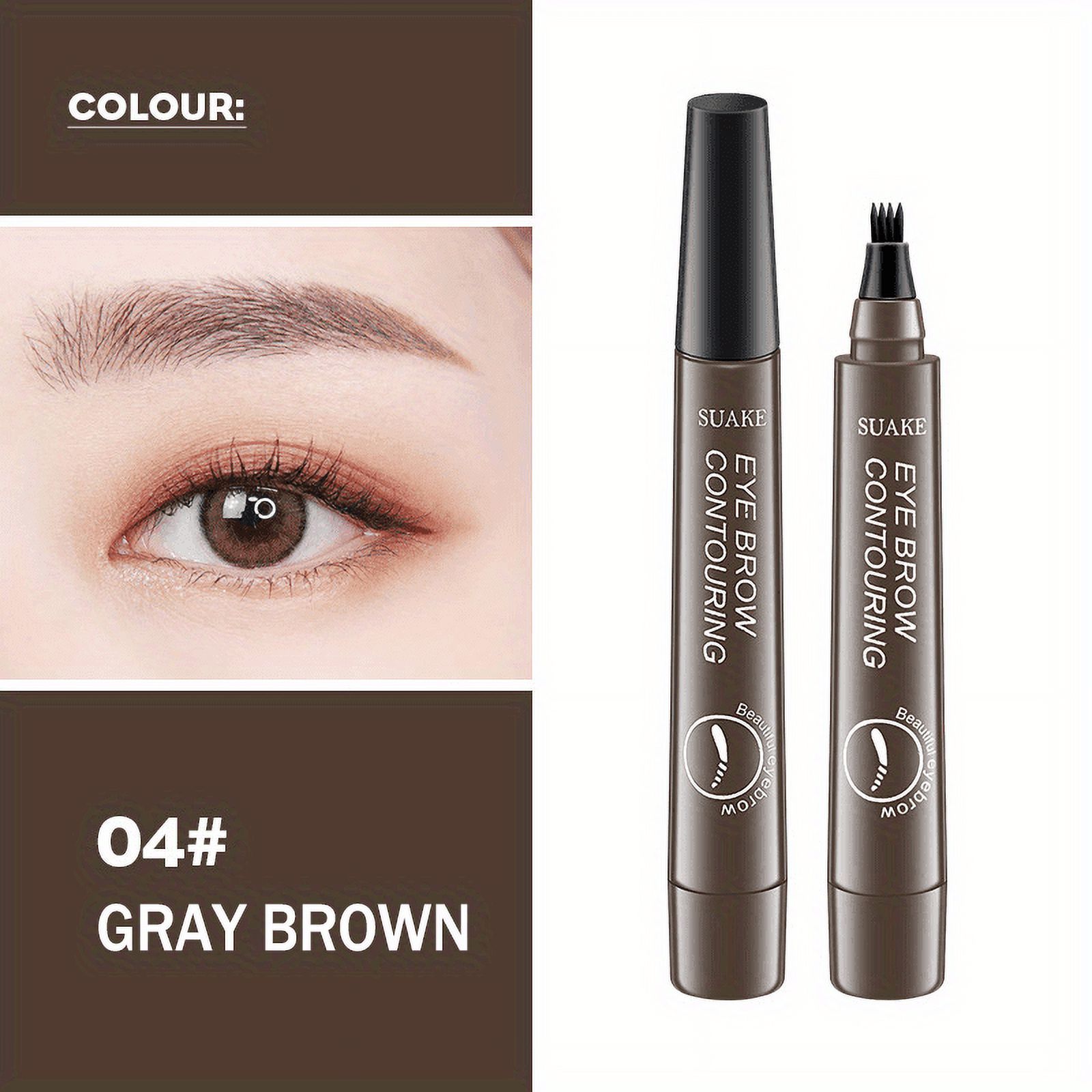 Eyebrow Tattoo Pen Waterproof Long Lasting Microblading Eyebrow Pencil ...