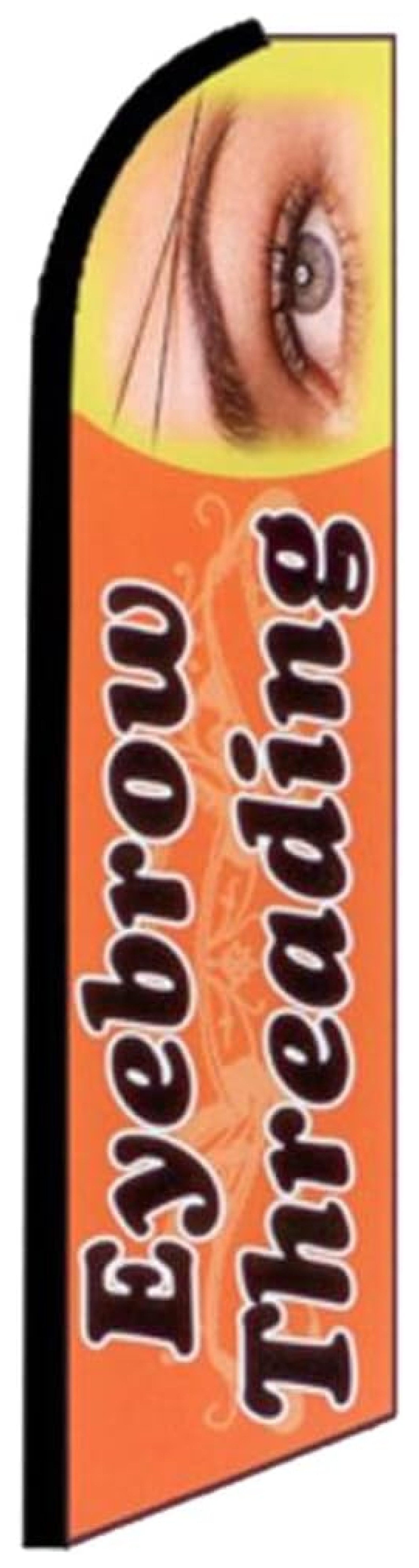 Eyebrow Threading King Swooper Flag w/Kit - Walmart.com