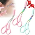 Eyebrow Trimmer Scissor, 2025 Upgraded Eyebrow Scissors with Comb ...