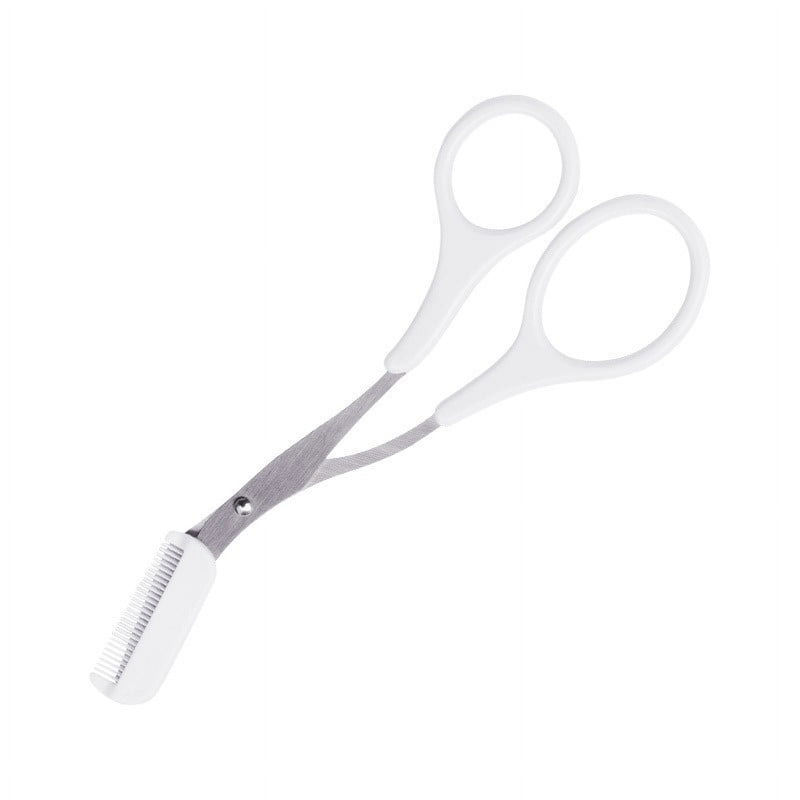 Eyebrow Trimmer Scissor With Comb Facial Hair Removal Makeup Tool ...