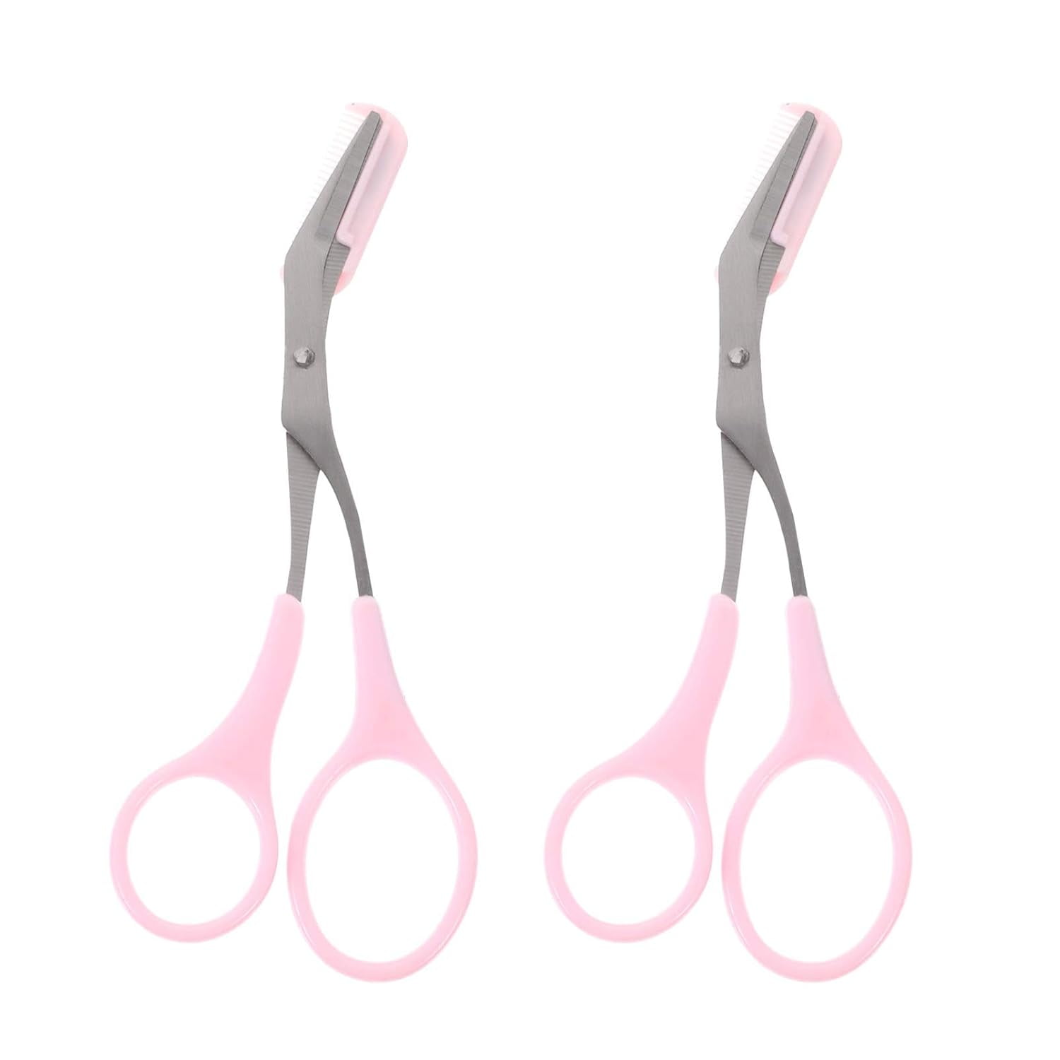 Eyebrow Trimmer Scissors with Mini Comb Attachment, Ideal for Eyebrow Shaping and Creating a ...