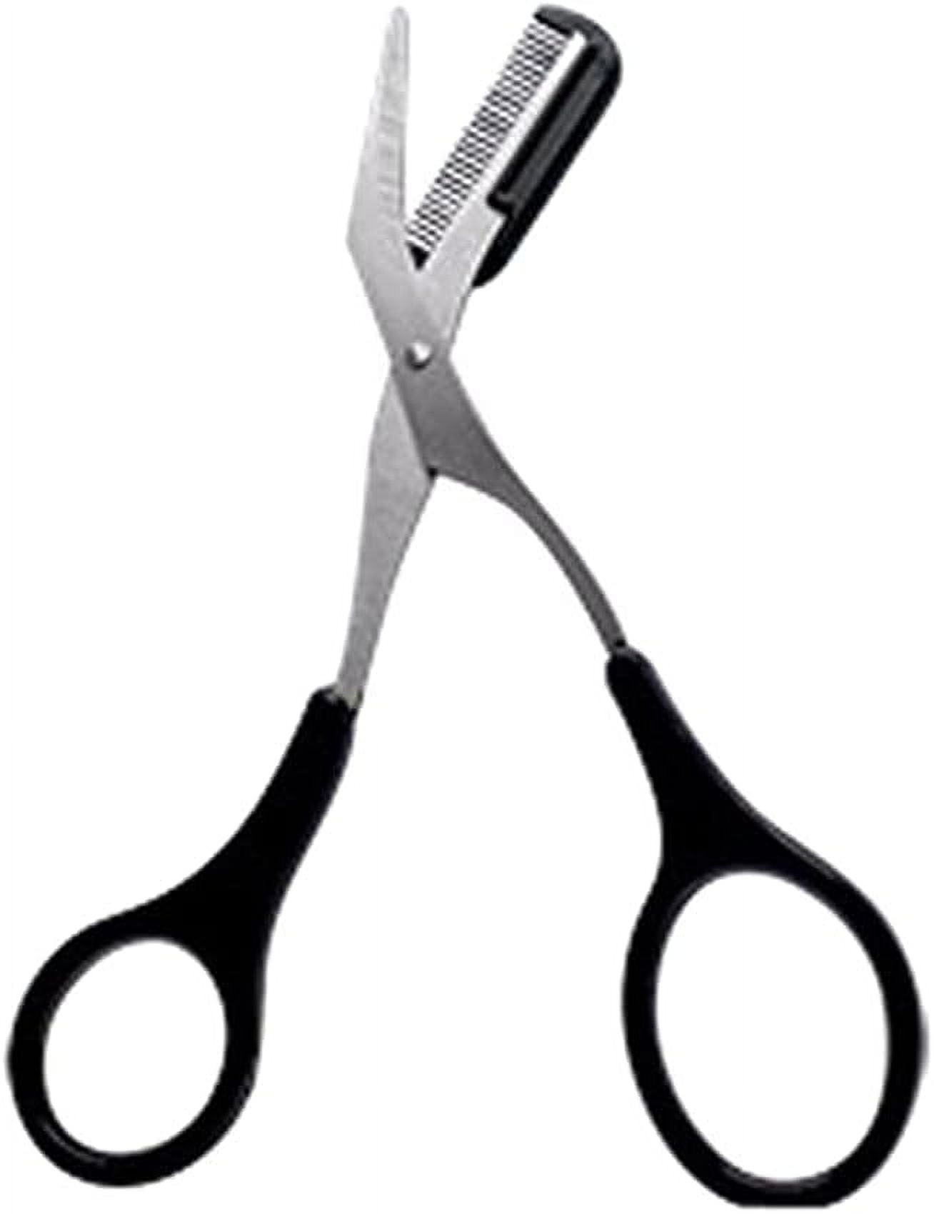 Eyebrow Trimmer Scissors with Mini Comb Ladies Men's Auxiliary Eyebrow ...