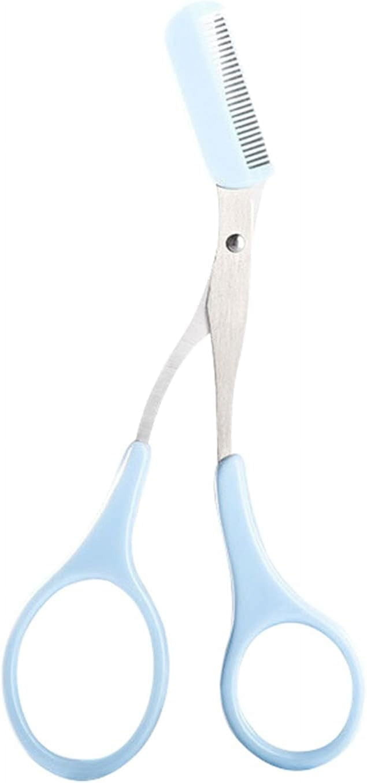 Eyebrow Trimmer Scissors with Comb, Professional Precision Trimmer ...