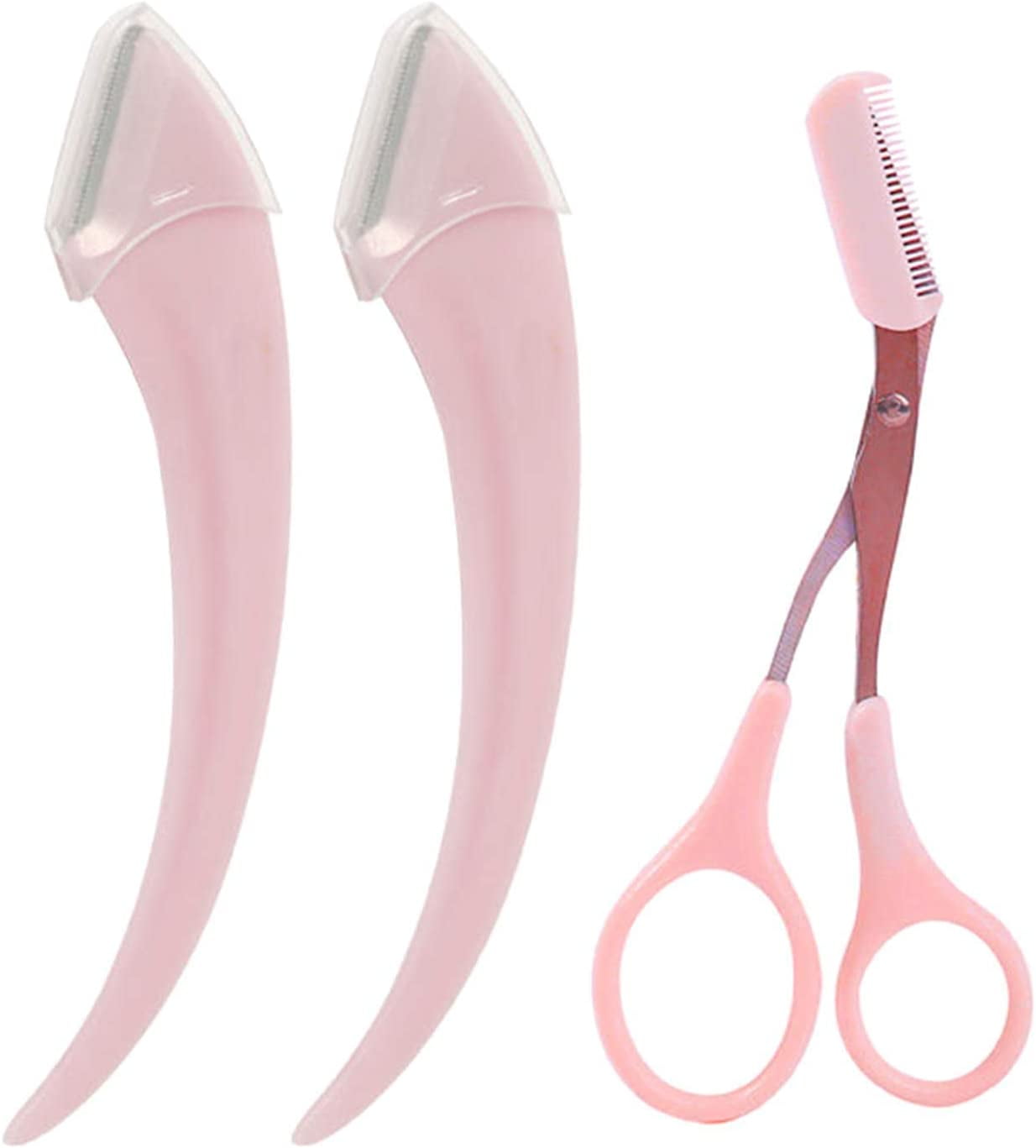 Eyebrow Trimmer Set Steel Eyebrow Razor Eyelashes and Beauty Eyebrow ...