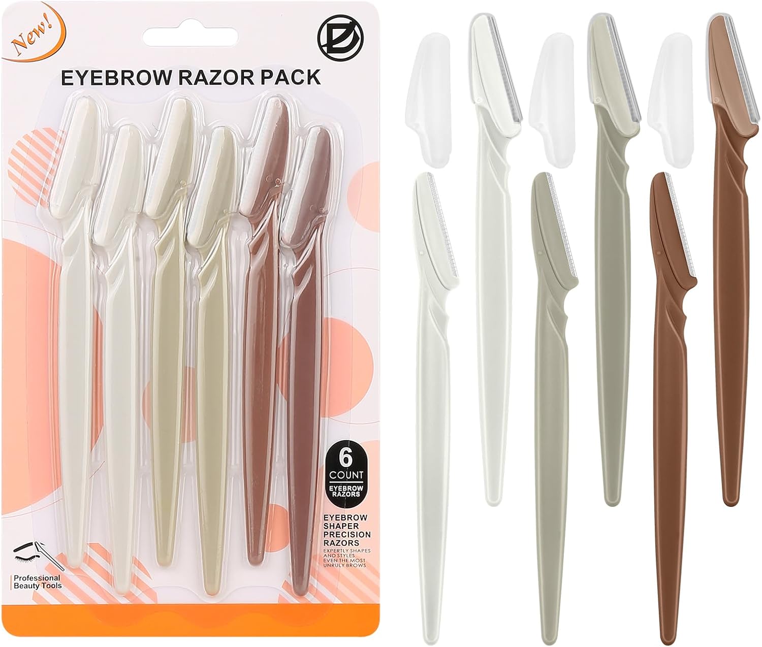 Eyebrow shaver, razor, women's facial shaver, facial tool, 3 color ...