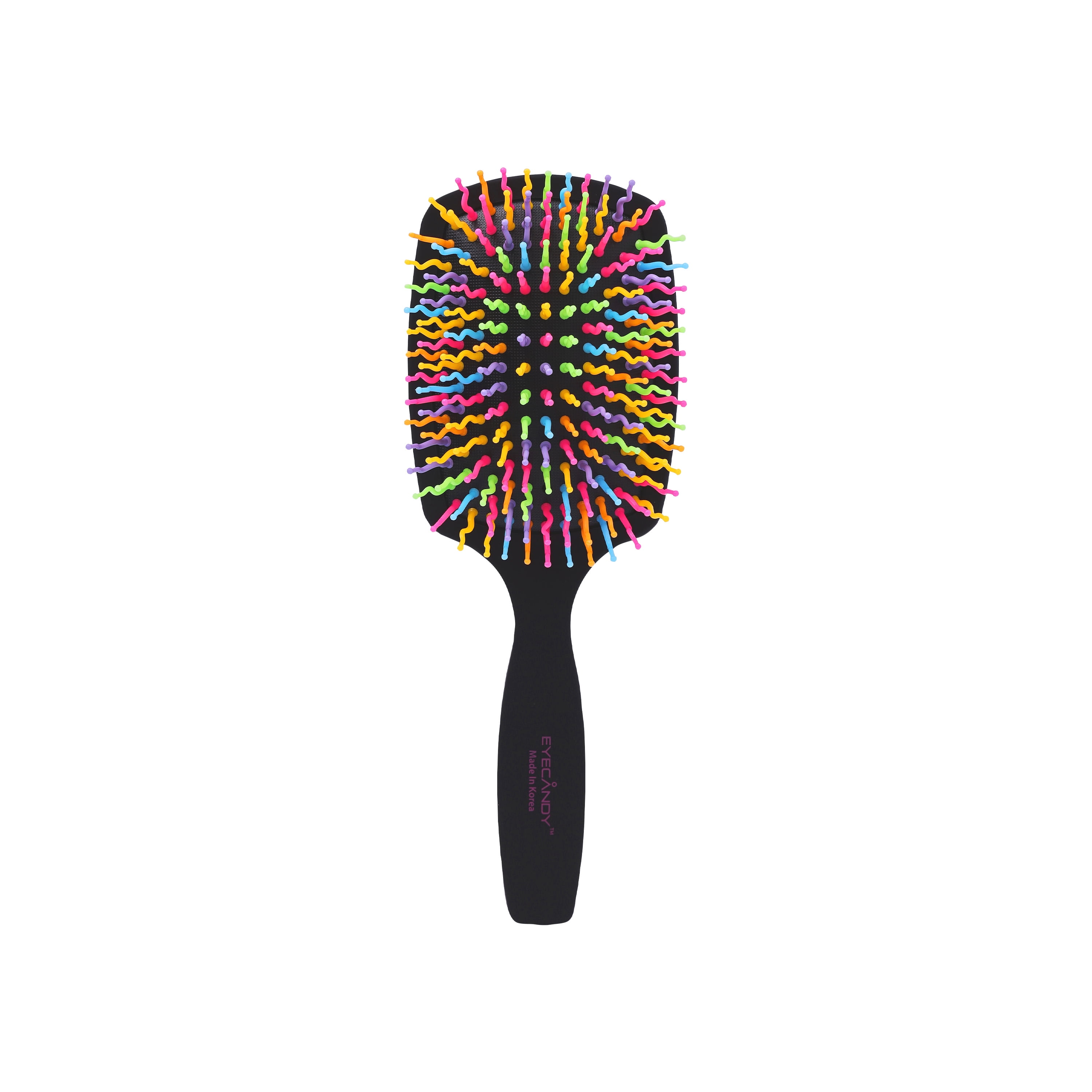 Eyecandy Rainbow volume S paddle brush (Black) - Walmart.com