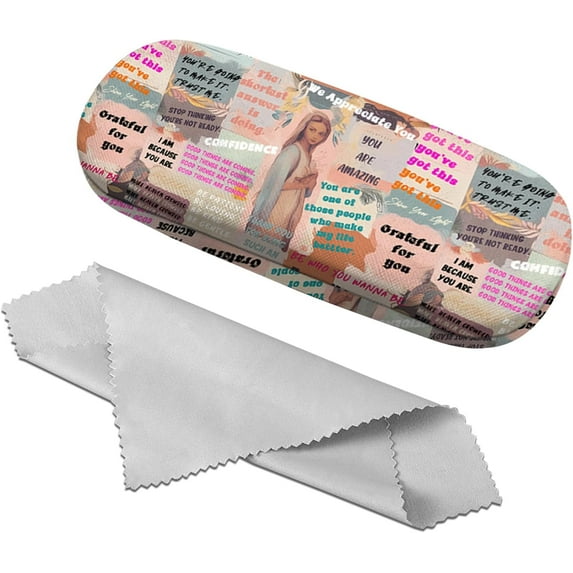 Eyeglass Case Hard Shell Sunglasses Protective Eyeglasses Holder Box ...