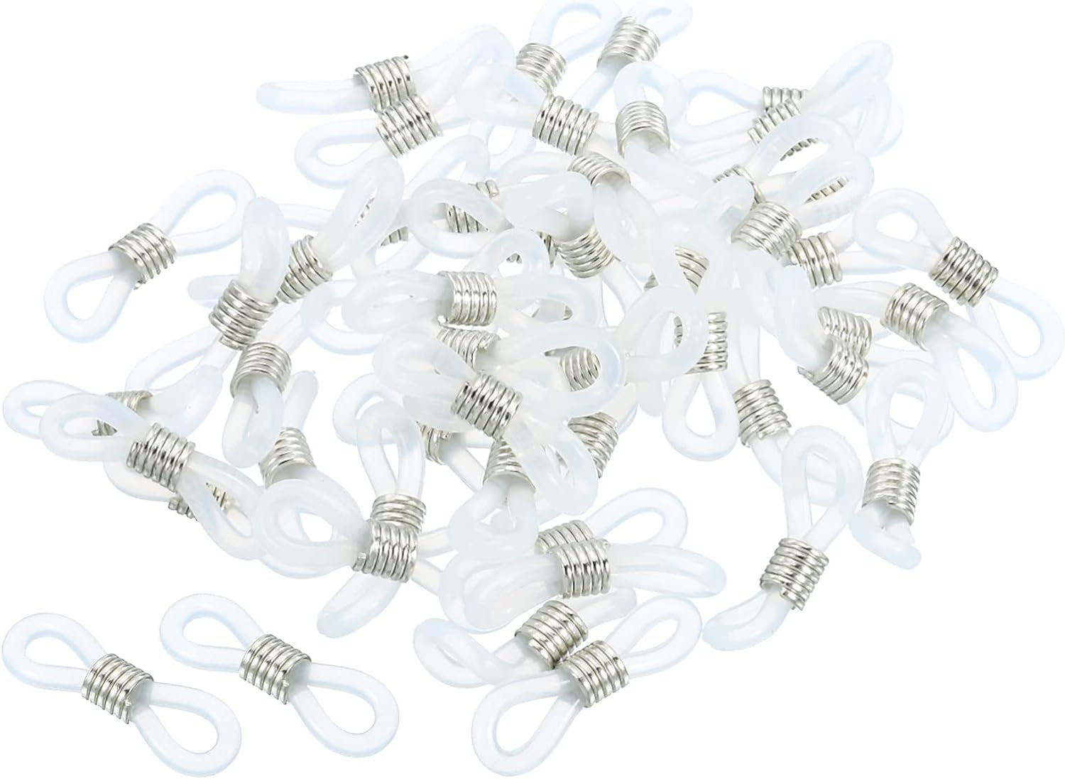 Eyeglass Chain Connector, Adjustable Silicone Rubber Strap Holder Chain ...