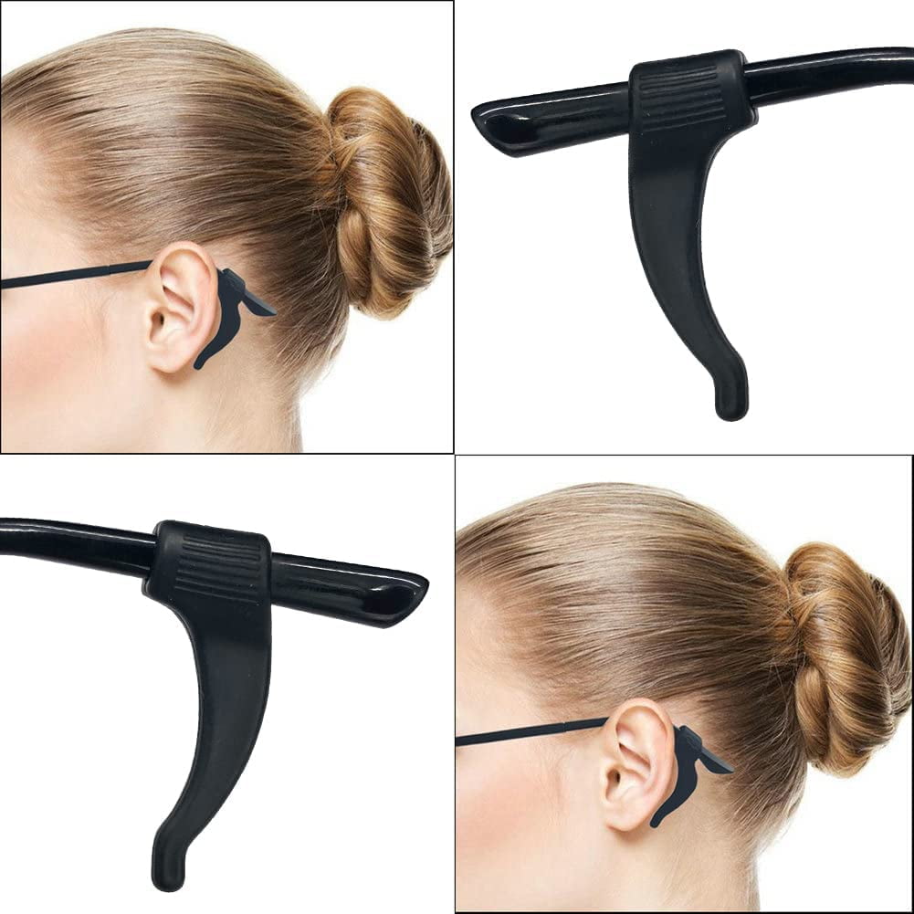 Eyeglass Ear Grip, Anti Slip Eyeglass Retainer, 12 Pairs Premium ...