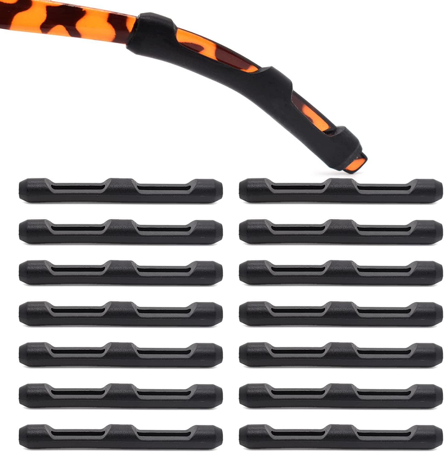 Eyeglass Ear Grips Glasses Ear Cushion Soft Silicone Eyeglasses Temple ...