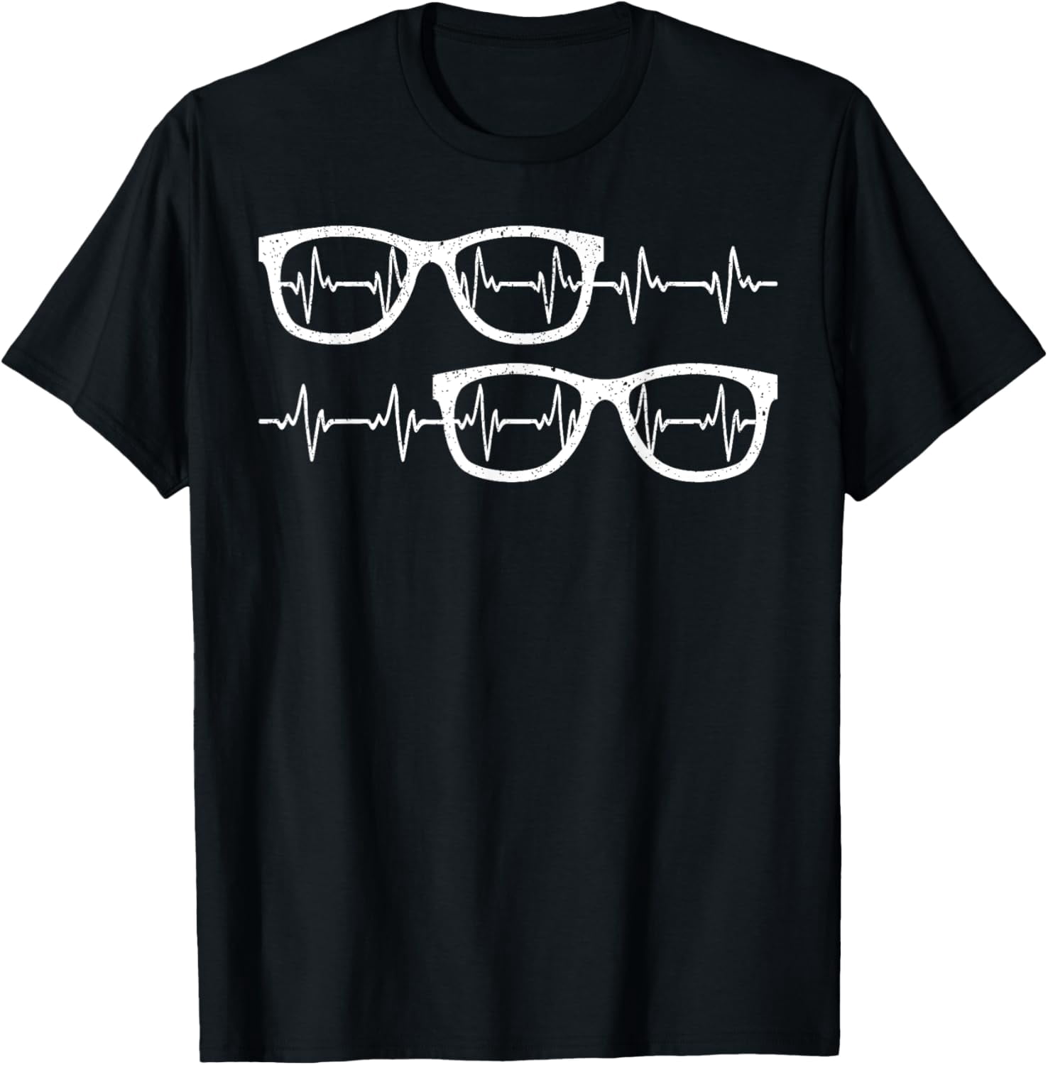 Eyeglass Heartbeat Optician Eye Doctor Ophthalmology T-Shirt - Walmart.com