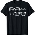 Eyeglass Heartbeat Optician Eye Doctor Ophthalmology T-Shirt - Walmart.com