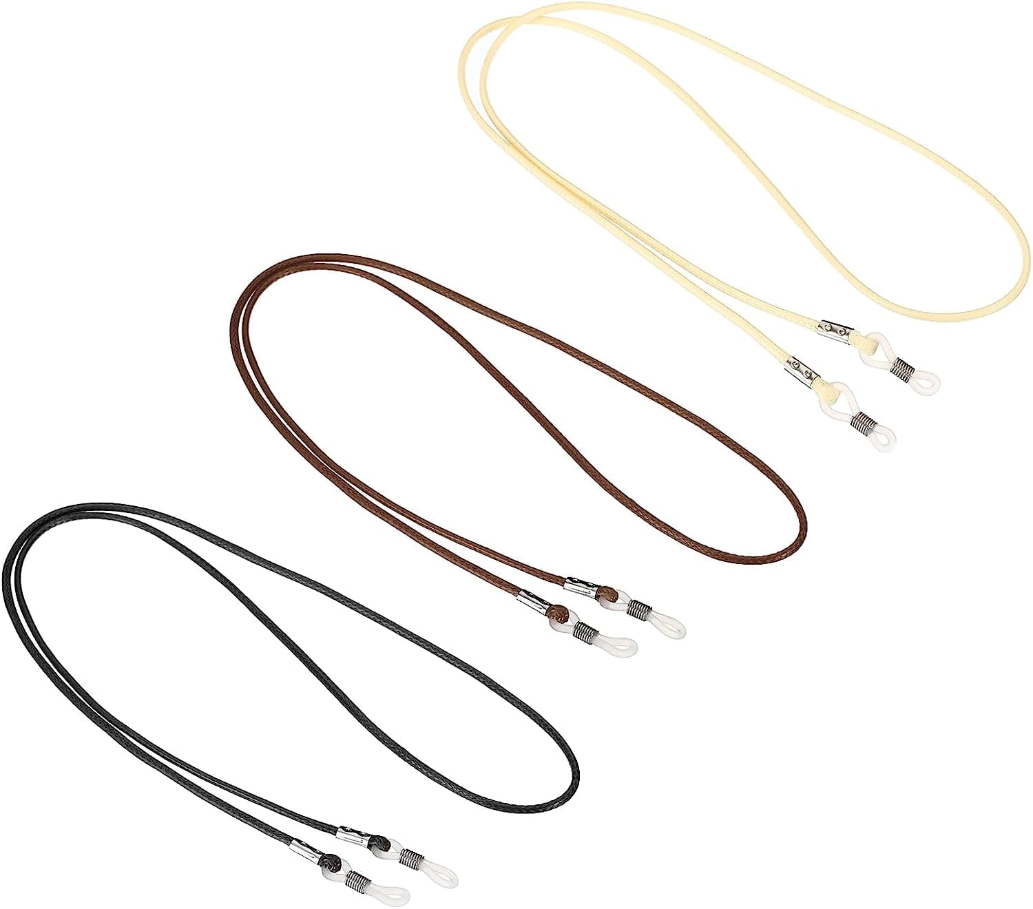 Eyeglass Holder Chains, 3 Pack Adjustable Eye Glasses Neck Strap String ...