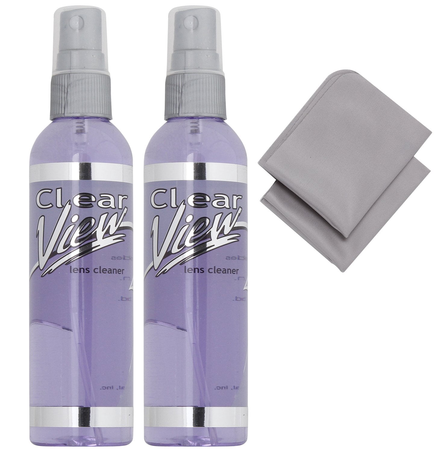 Eyeglass Lens Cleaner Spray 2 Pack of 8oz Glasses Cleaning Spray & 2 ...